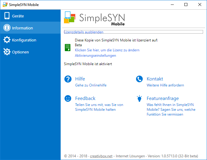 SimpleSYN - SimpleSYN Mobile BETA verfügbar: Outlook mit iPhone, Android und Windows-Phone ...